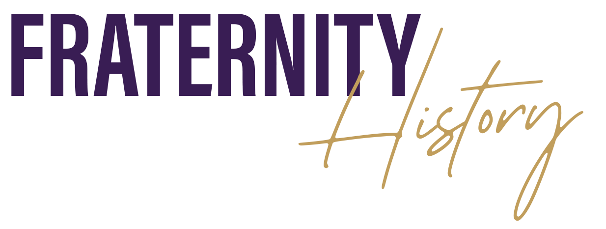 Fraternity History - Pi Mu Mu Chapter